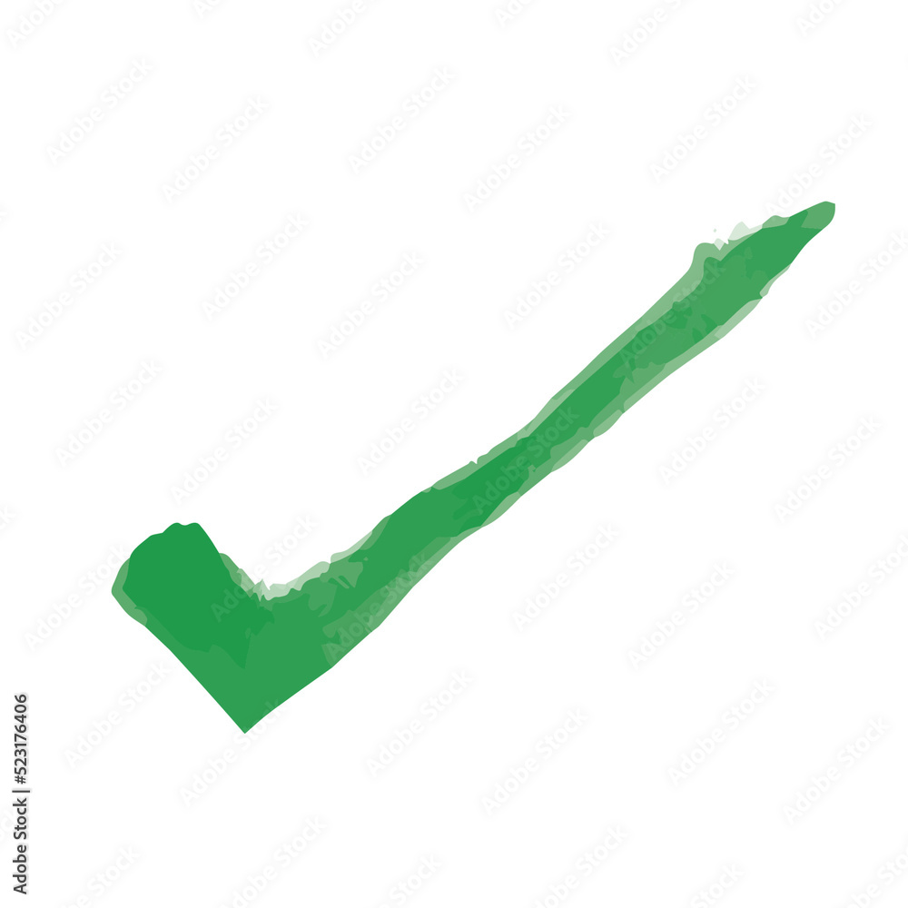 Check mark abstract Watercolor paint stains backgrounds. Art element ...