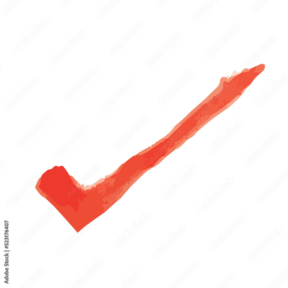 Check mark abstract Watercolor paint stains backgrounds. Art element ...