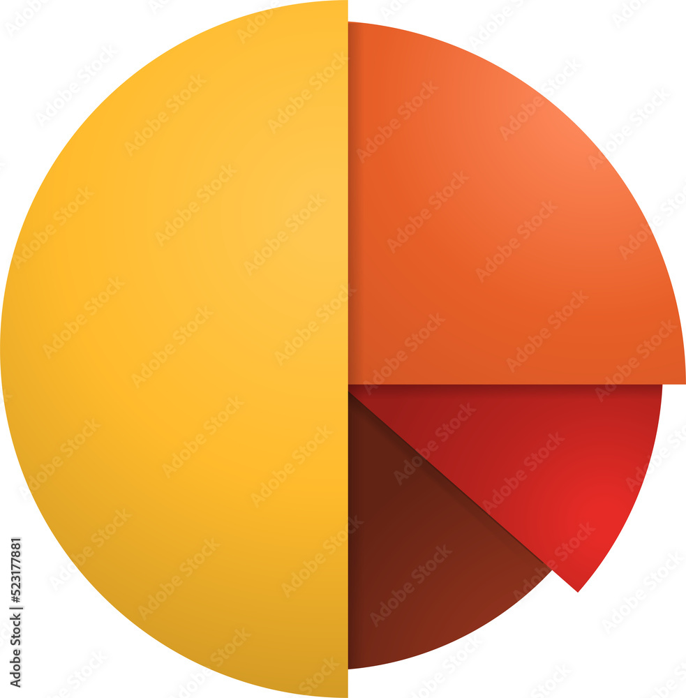 ภาพประกอบสต็อก Pie chart graph design isolated, Clipping paths for ... ภาพประกอบสต็อก Pie chart graph design isolated, Clipping paths for ...