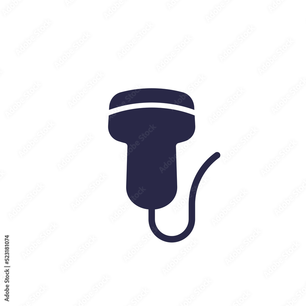 ultrasound icon, ultrasonic scanning vector Stock Vector | Adobe Stock
