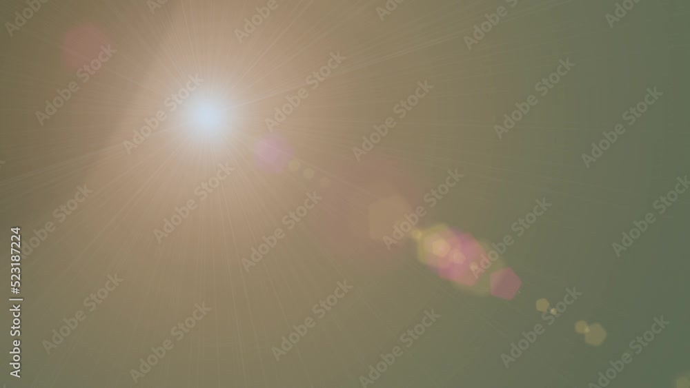 Amber Light Leaks. Lens flare overlays for background. Bright light in ...