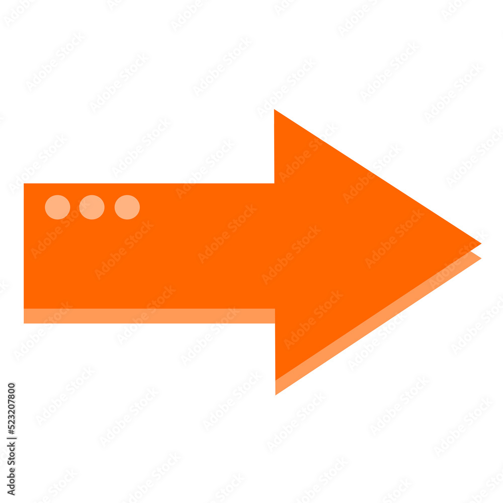 orange arrow icon Stock Illustration | Adobe Stock