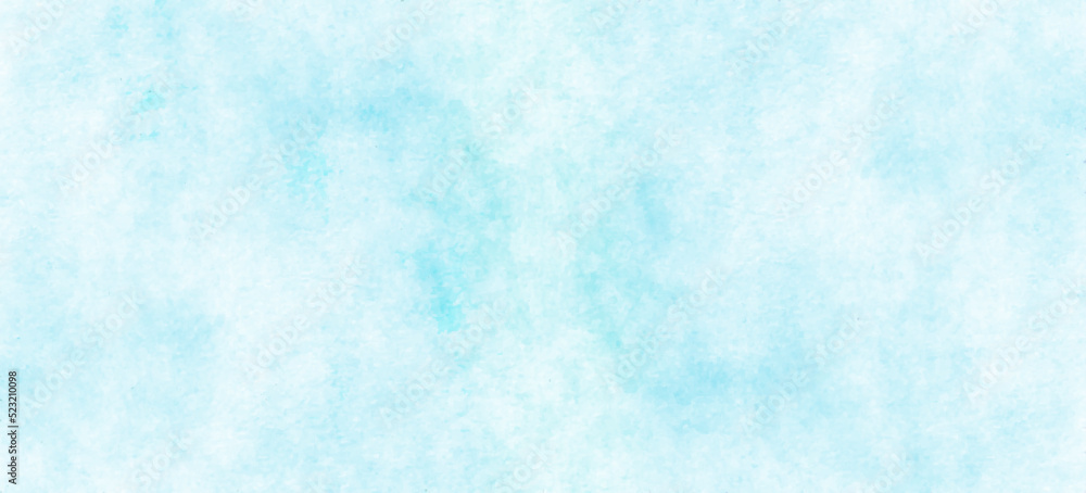 Cloudy sky blue color paper texture background, ocean blue watercolor ...