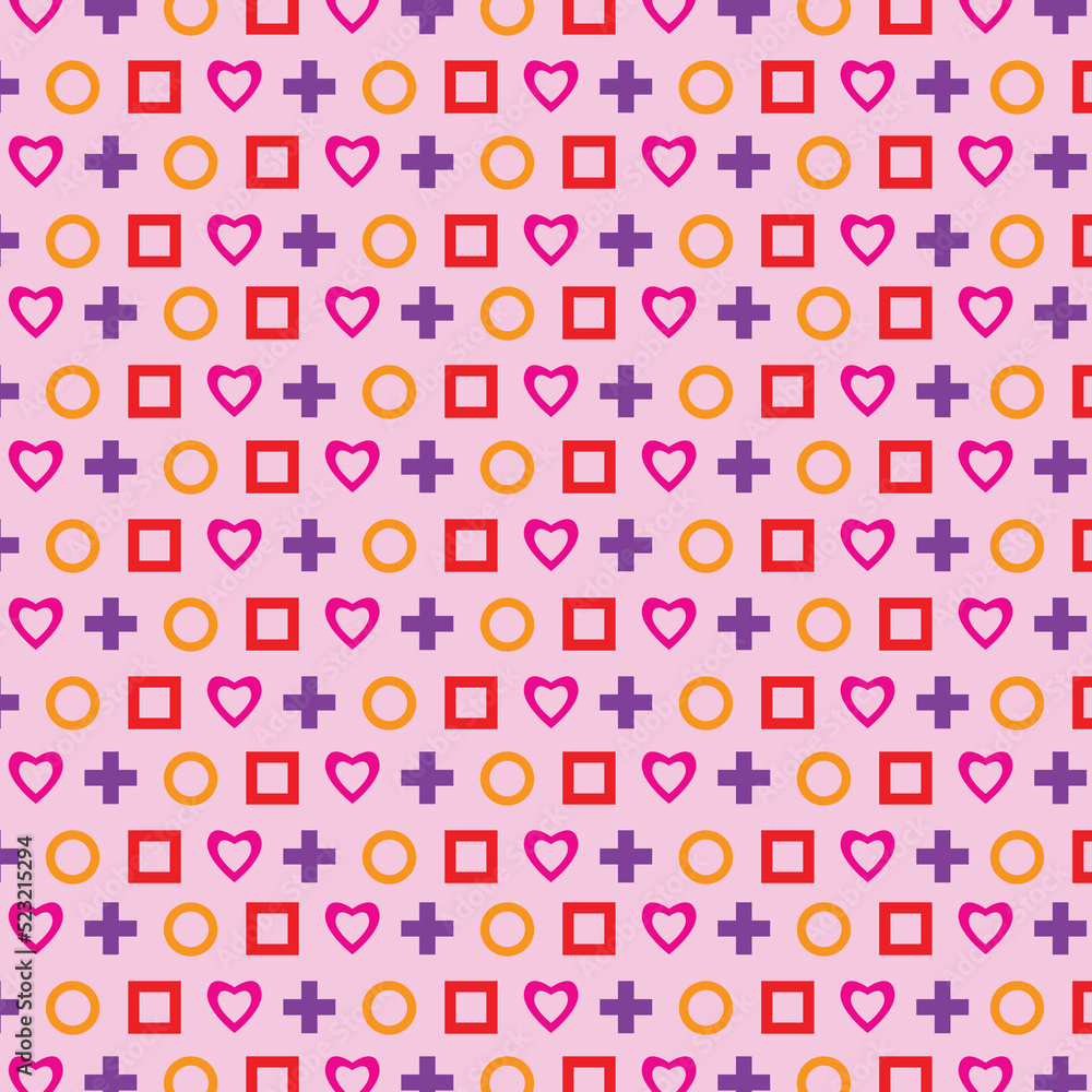 Shapes in pattern premium vector illustration Stock Vector | Adobe Stock