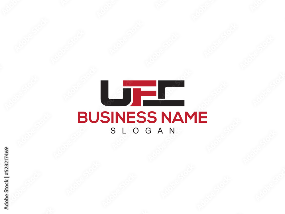 Colorful UFC Logo Icon, stylish ufc Logo Image With Three Alphabet ...