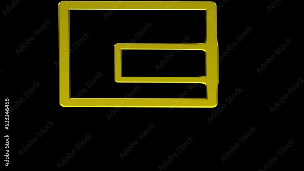 Graphic loop animation video with alpha channel with transparent ...