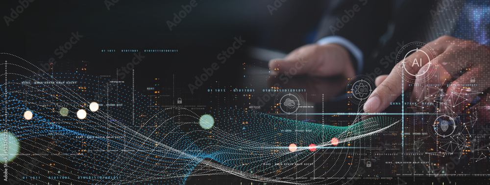 Big Data Storage Cloud Computing Digital Technology Computer Software Development Concept