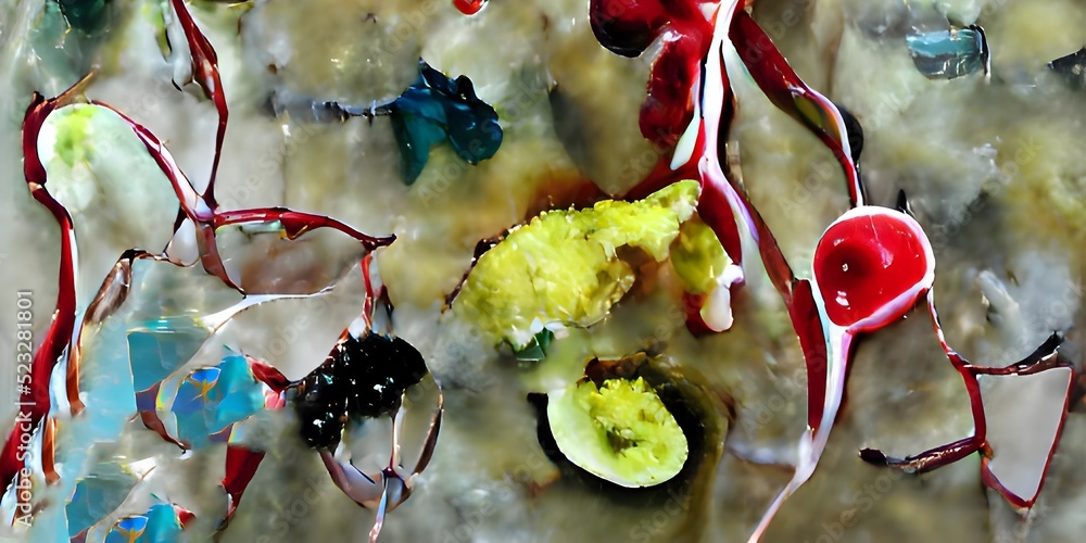 Bacteria Lactobacillus, lactic acid bacteria which are part of normal ...