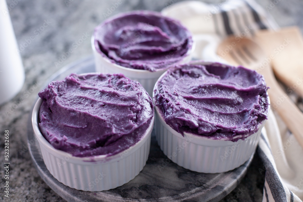 Perfect Ube Halaya Ube Jam Purple Yam Filipino Dessert Stock Photo ...
