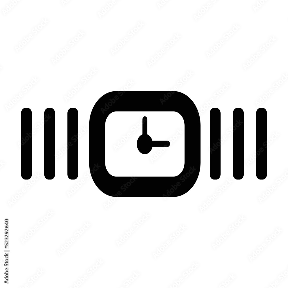 Waiting vector icon isolated on transparent background, Waiting ...