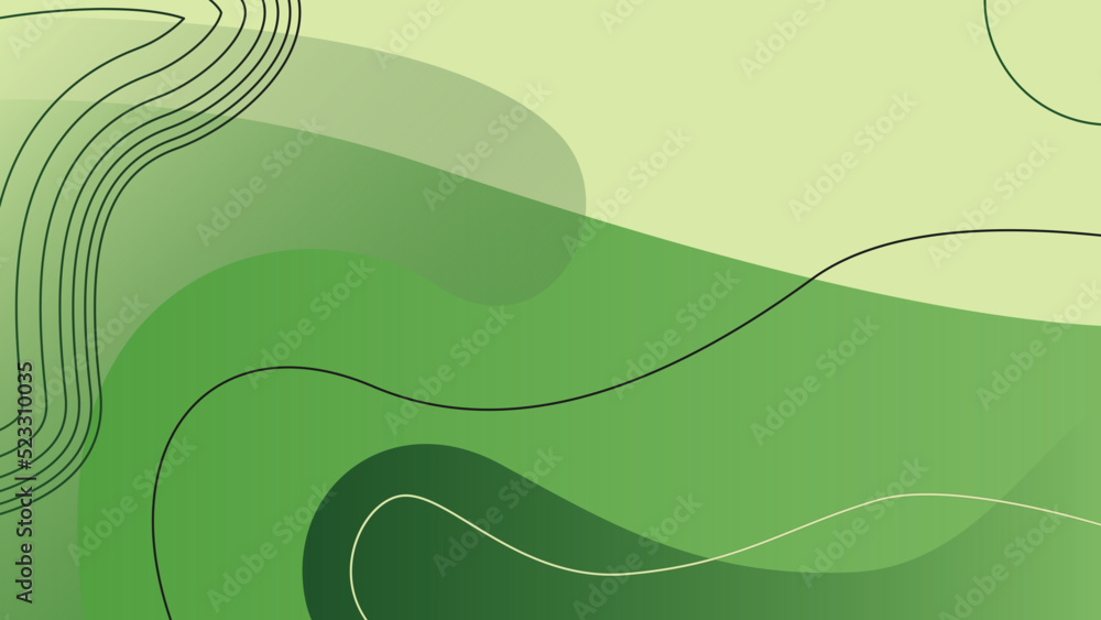 Green unique background for desktop, landing page, ppt background and ...