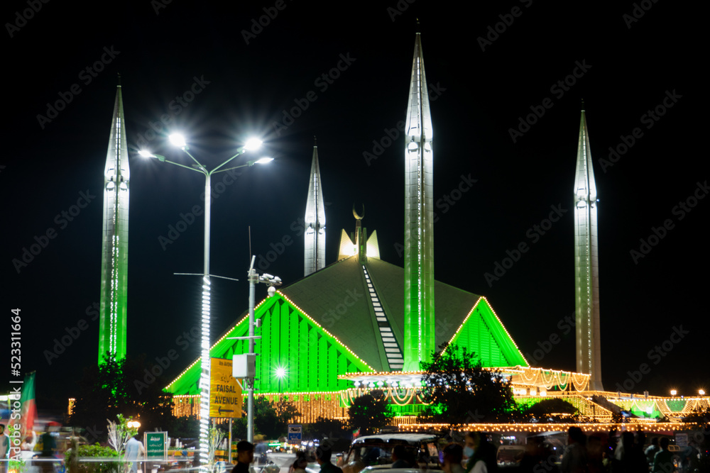 Faisal Masjid Night