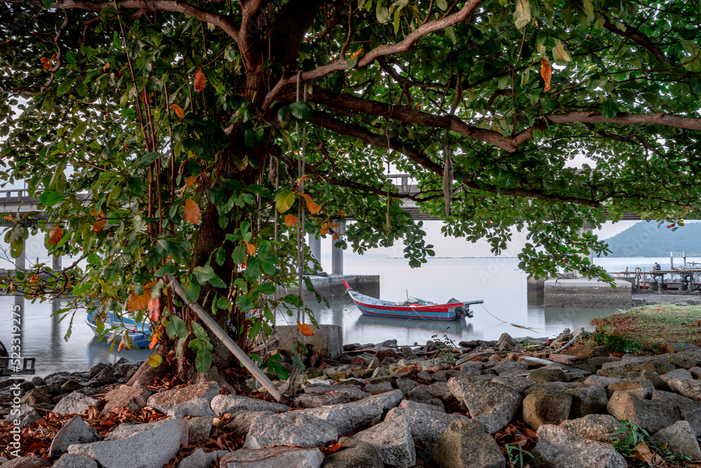 Sunrise shoot under the Penang Bridge. Penang bridges are crossings ...
