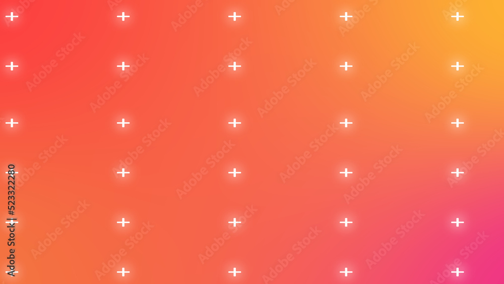 Anime manga-style comic background animation. Addition sign ...