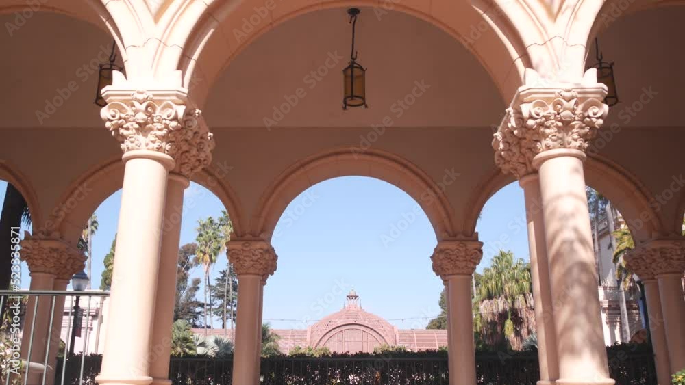 Spanish colonial revival architecture, Balboa Park, San Diego ...