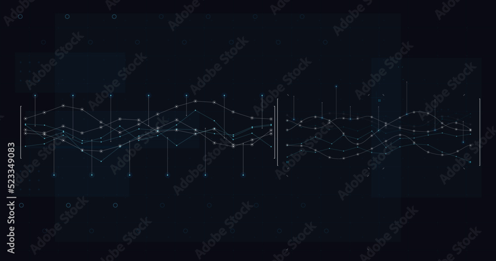 HUD FUI template for widescreen without text 004 Stock Vector | Adobe Stock