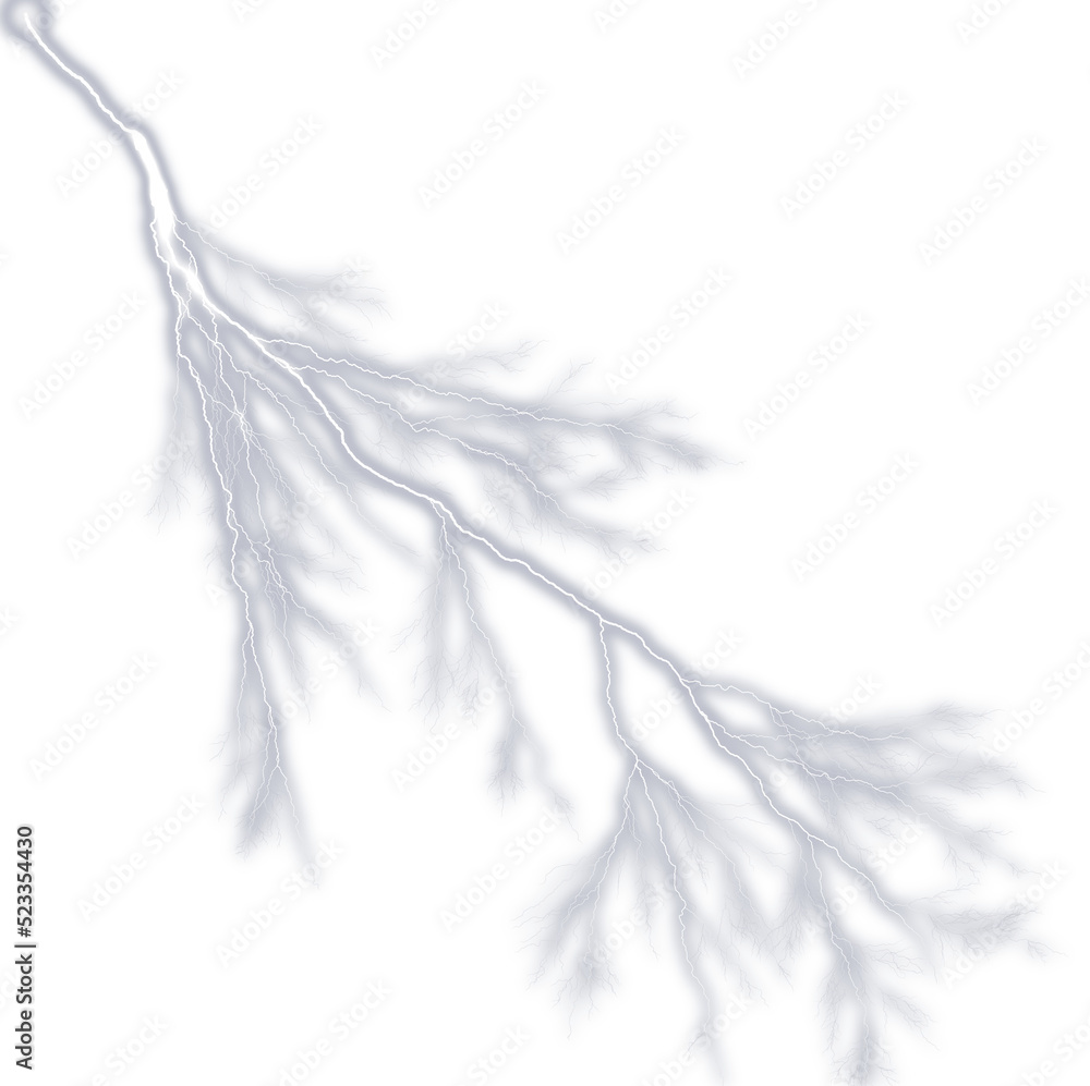 Lightning isolated on transparent background png magic light abstract ...