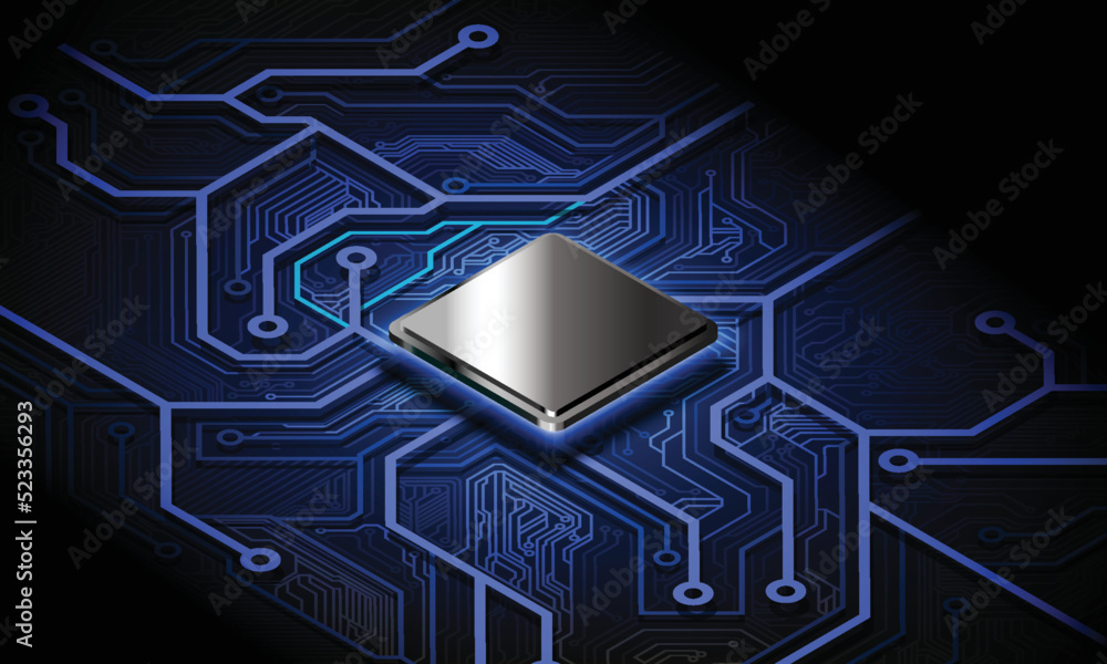 Abstract technology chip processor background circuit board and html ...