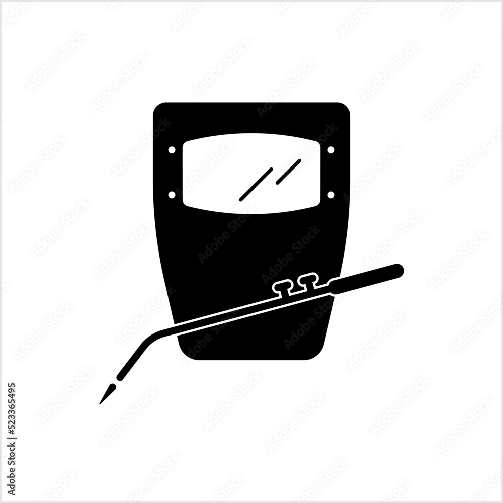 Welding Icon, Welding Torch, Brazing, Fabrication Process Stock Vector ...