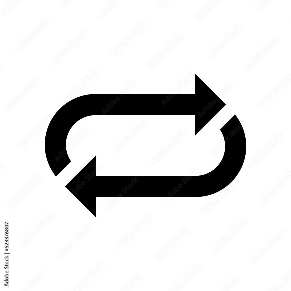 Black circle arrow vector for your icon and logo sign Stock Vector ...