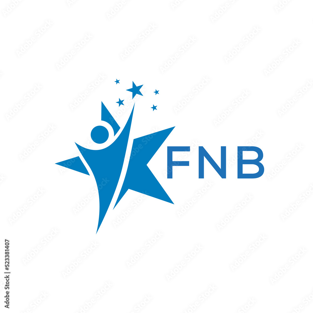 FNB Letter logo white background .FNB Business finance logo design ...
