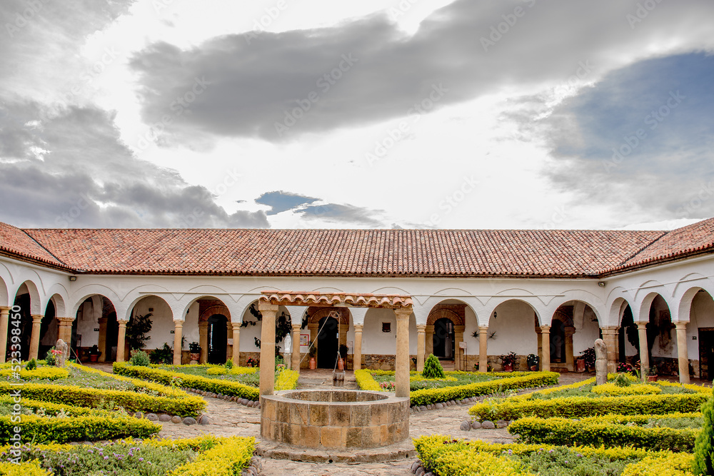 Patios de la Arquitectura del Boyacá, Colombia Stock Photo | Adobe Stock