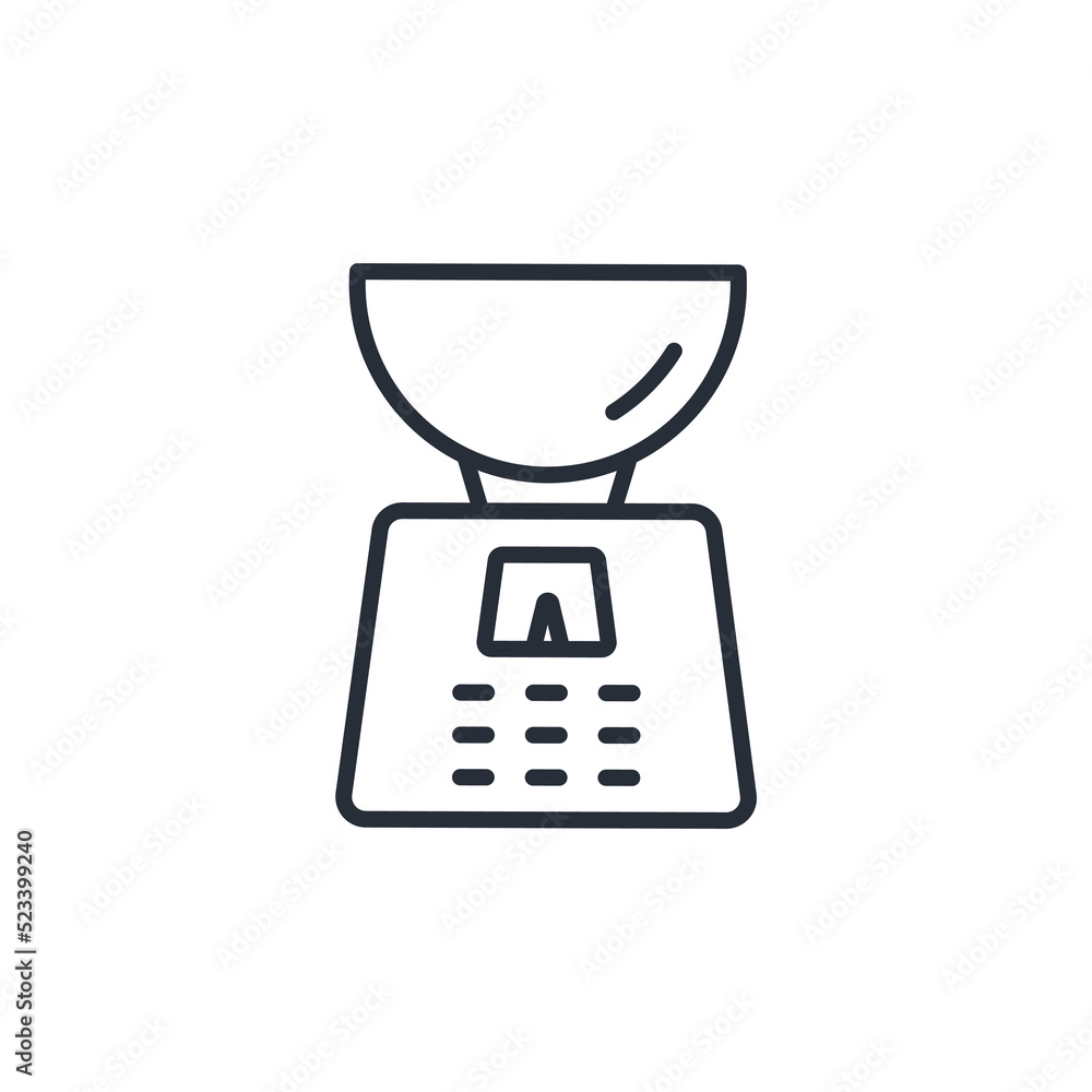 scales icons symbol vector elements for infographic web Stock Vector ...