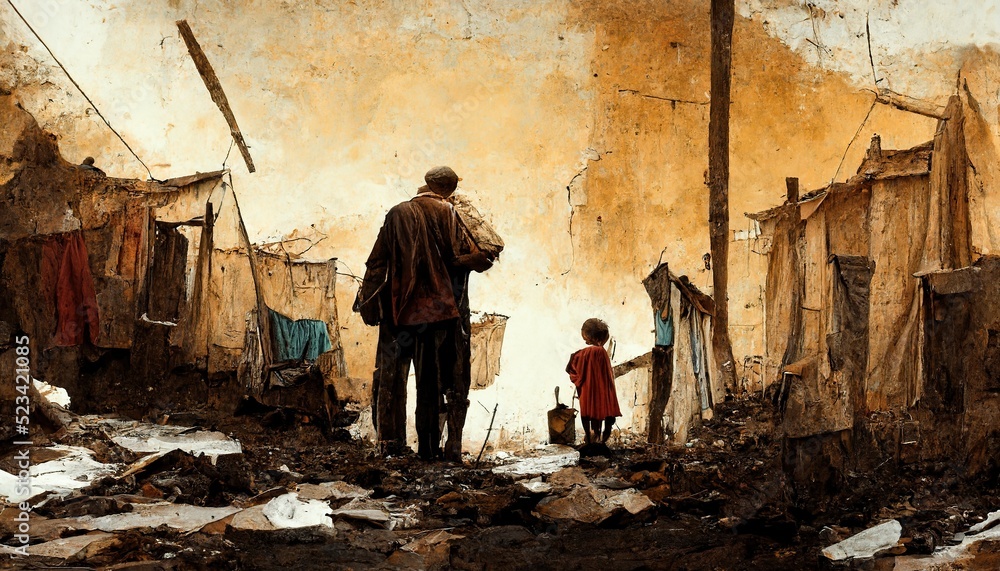 Poverty is the state of having few material possessions or little ...