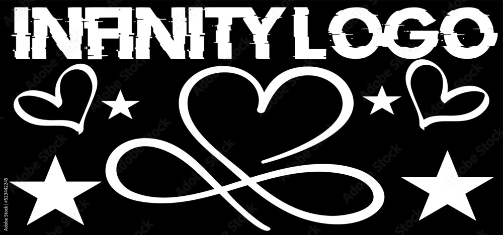 Black infinity symbol icon concept infinite vector image Infinity icon ...