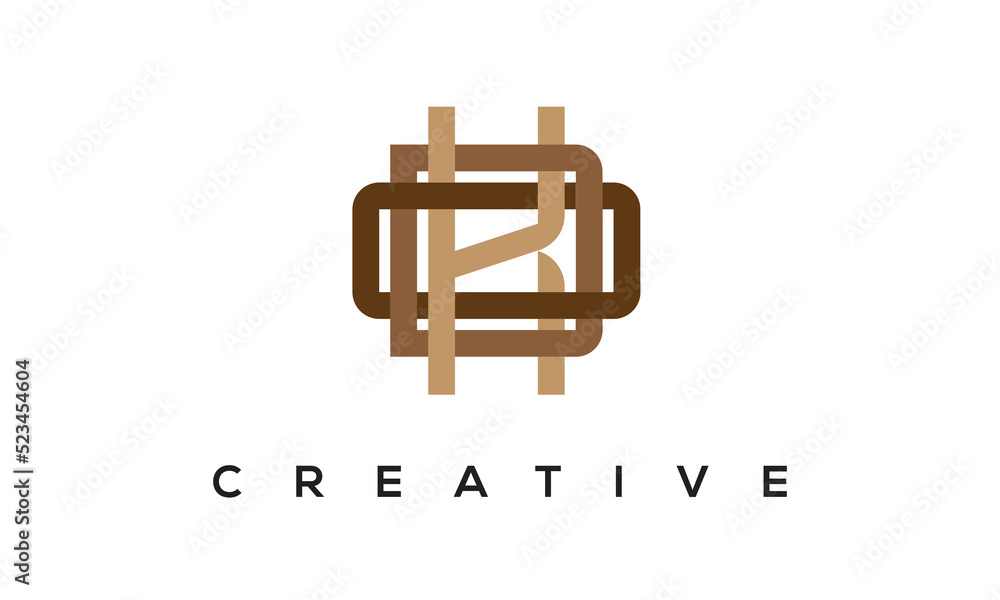 initial KDO, ODK letters monogram, three letters creative modern ...