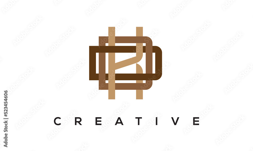 initial KDD, DDK letters monogram, three letters creative modern ...