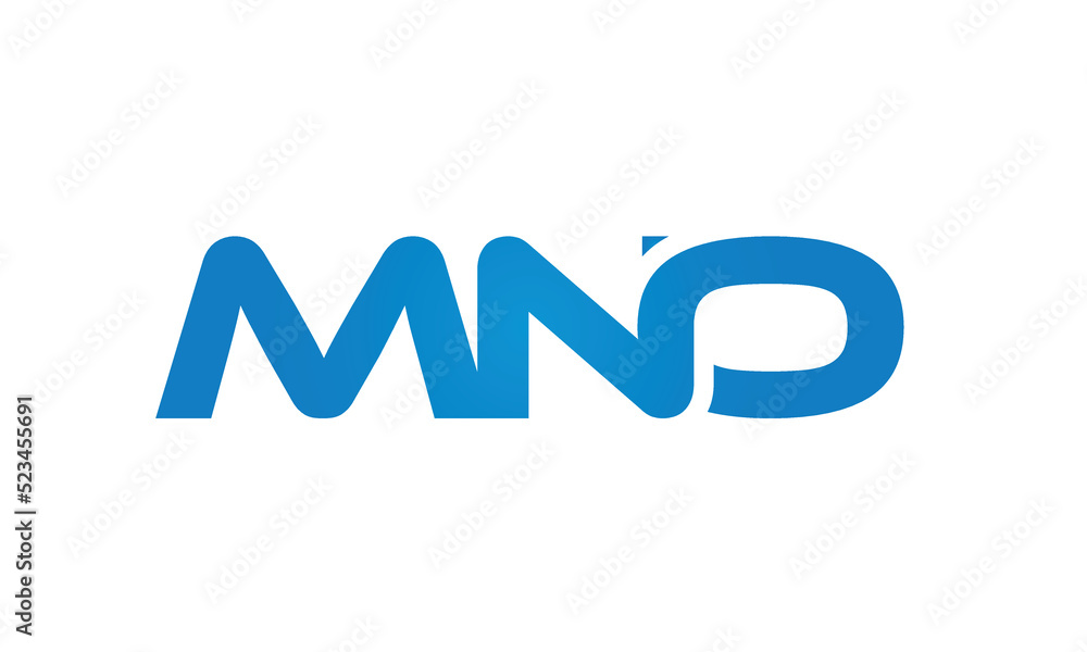 MNO letters linked logo design, Letter to letter connection monogram ...