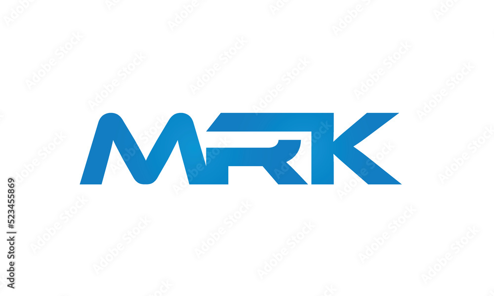 MRK letters linked logo design, Letter to letter connection monogram ...