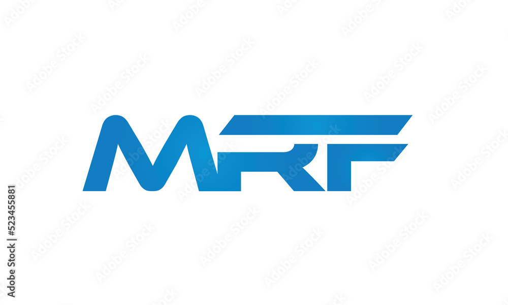 MRF letters linked logo design, Letter to letter connection monogram ...