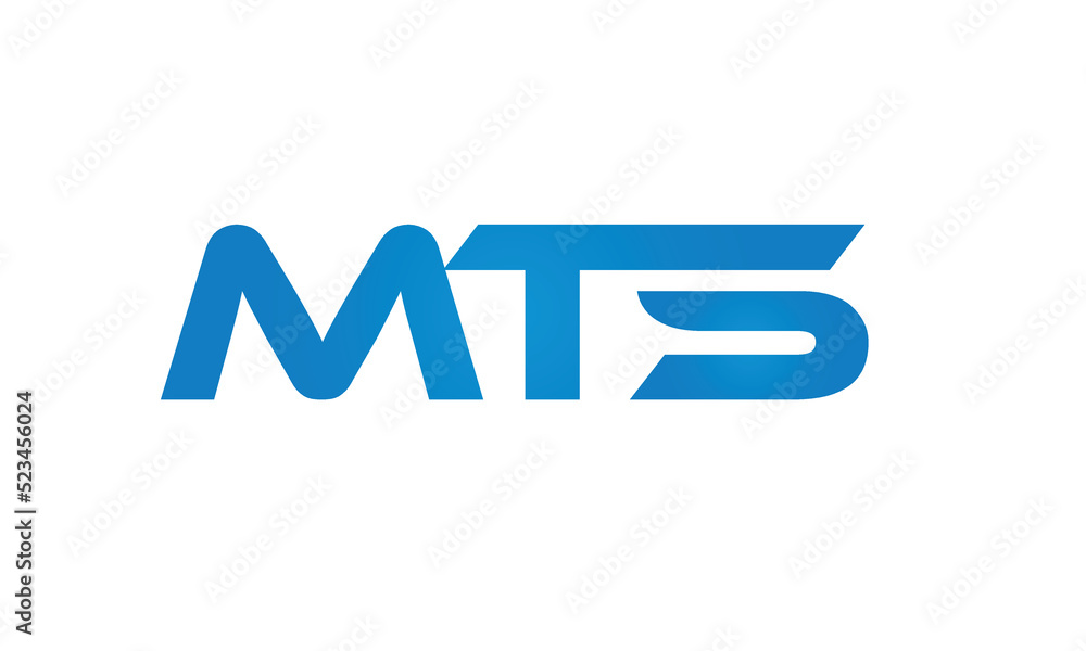 MTS letters linked logo design, Letter to letter connection monogram ...