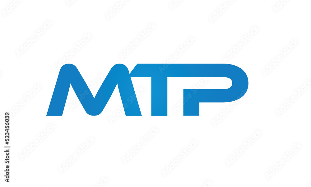 MTP letters linked logo design, Letter to letter connection monogram ...