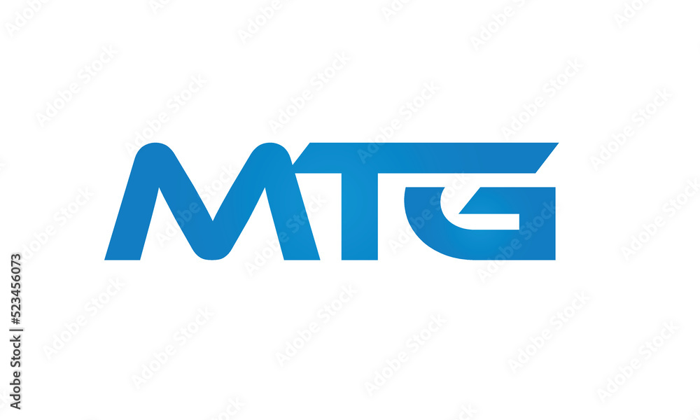 MTG letters linked logo design, Letter to letter connection monogram ...