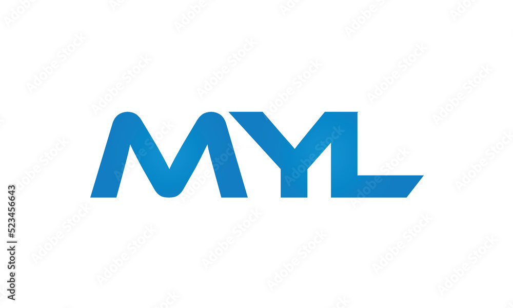 MYL letters linked logo design, Letter to letter connection monogram ...