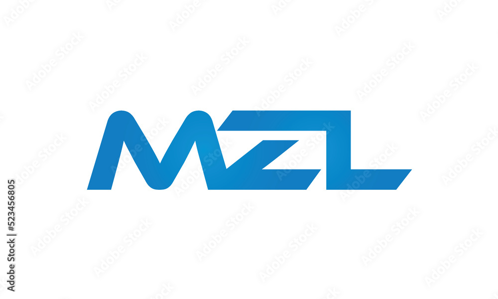 MZL letters linked logo design, Letter to letter connection monogram ...