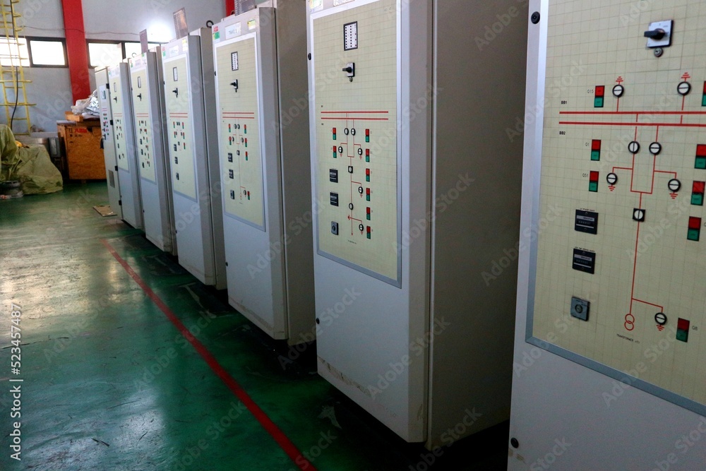 Jakarta, Indonesia, 11 August 2022; Local control panel (LCC) with ...