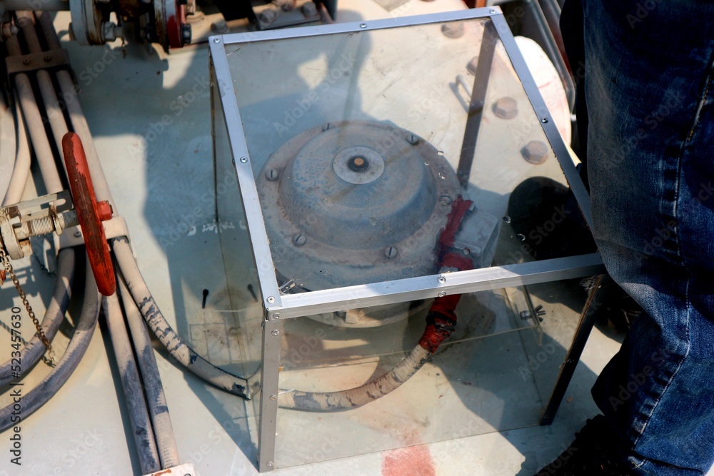 Jakarta, 24 June 2022; Installation of Acrylic transformer mechanical ...