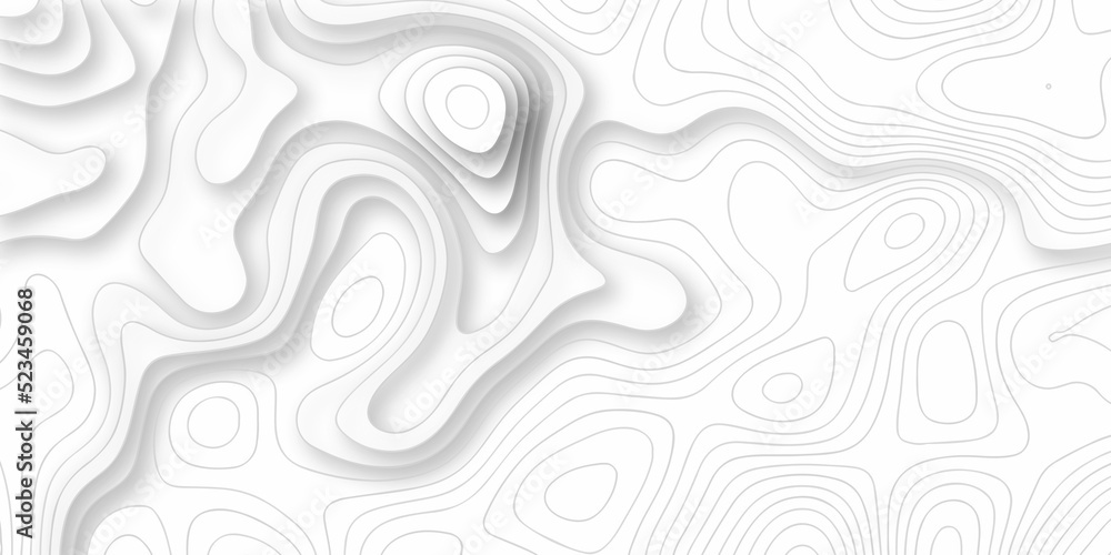 Abstracts Topographic map lines, contour background, Vector contour ...