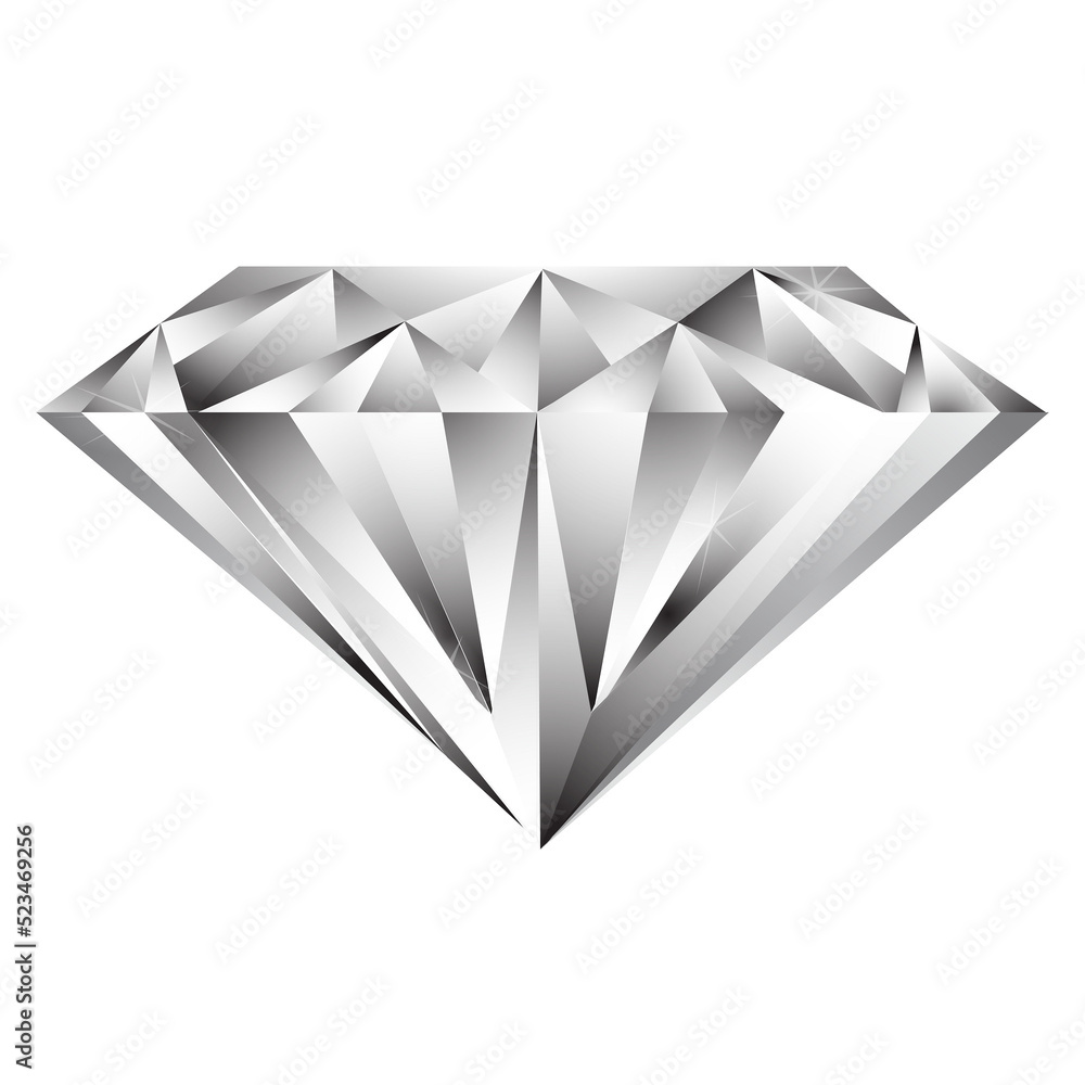 Gray Diamonds, Side view diamond PNG Clipart, Sublimation design ...