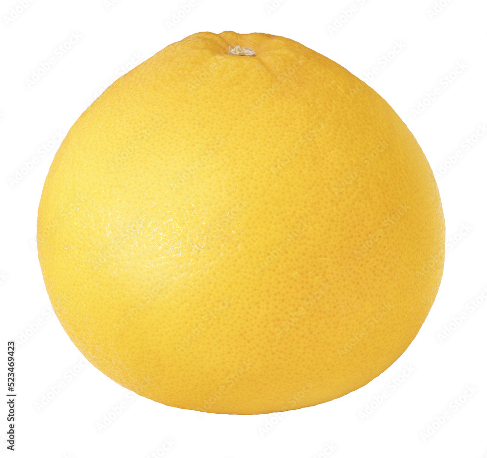 Fresh Grapefruit isolated on white background, Fresh Yellow pomelo on ...