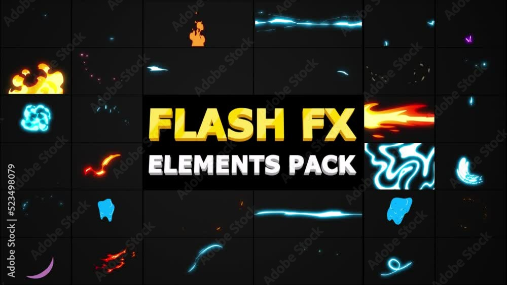 Flash FX Simple Elements Motion Graphics Pack 03 is a useful motion ...