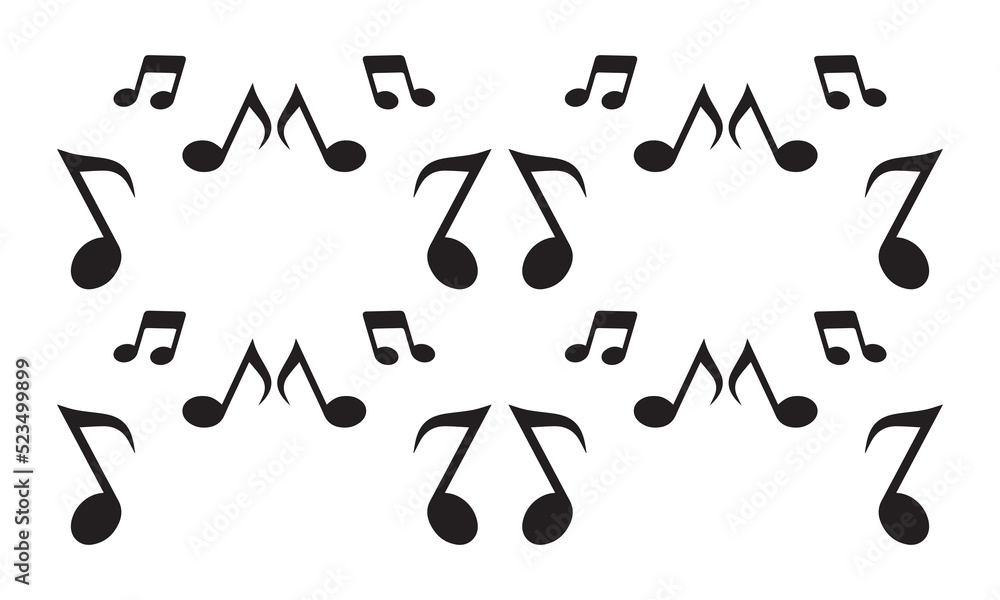 vector music notes illustrator background, music background vector ...
