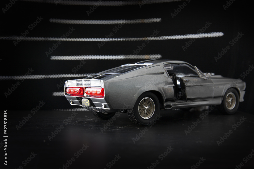 Ford Mustang Eleanor 1969 - 1-24 Scale Diecast Model Toy Car - Back ...