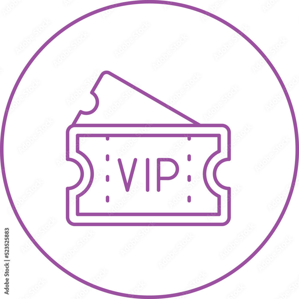 Vip Privilege Icon Stock Vector | Adobe Stock