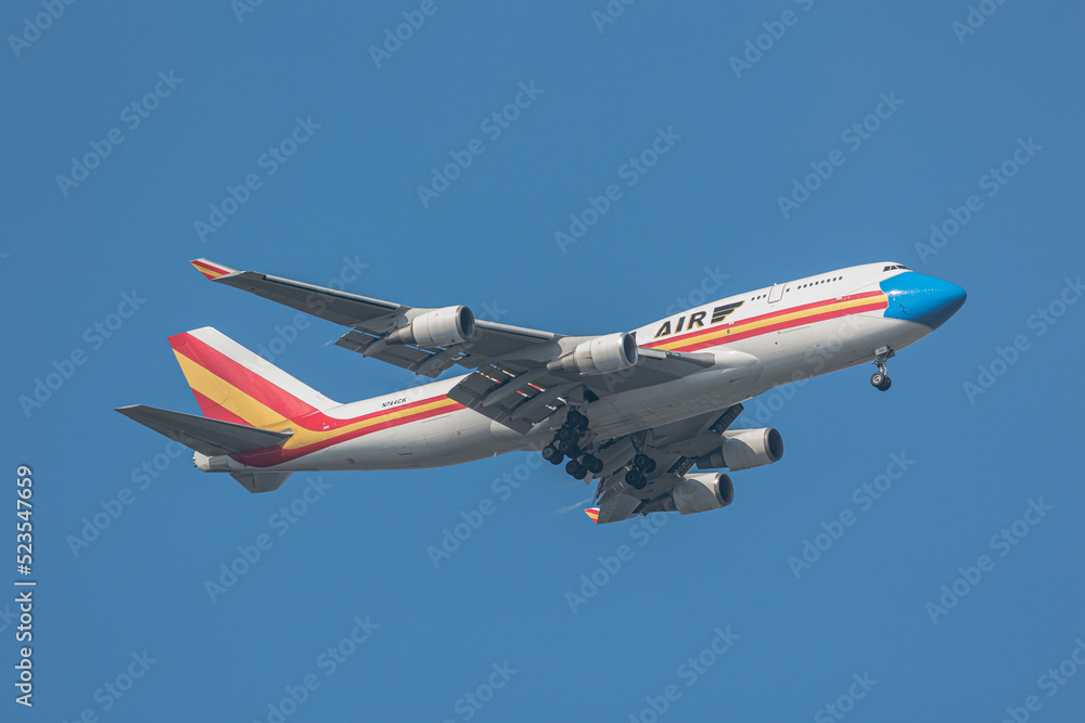 TOKYO, JAPAN - Jun 28, 2021: Kalitta Air Mask Livery Boeing 747-400BCF ...