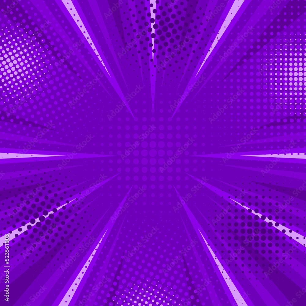 Purple abstract background pop art background for poster or book in ...